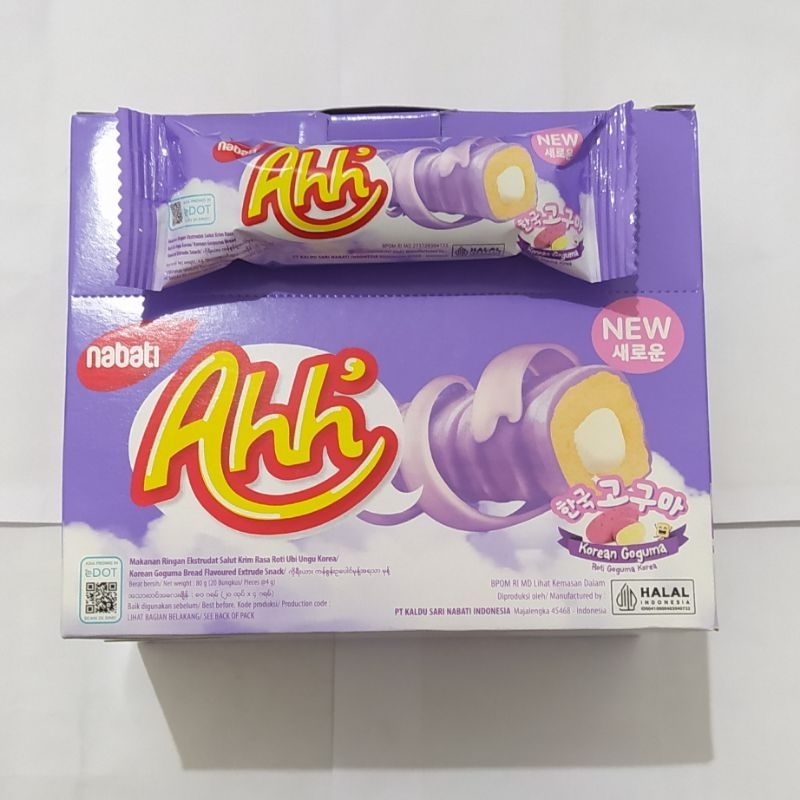 Jual Nabati Ahh rasa Korean Goguma 1 box / 20 pcs | Shopee Indonesia