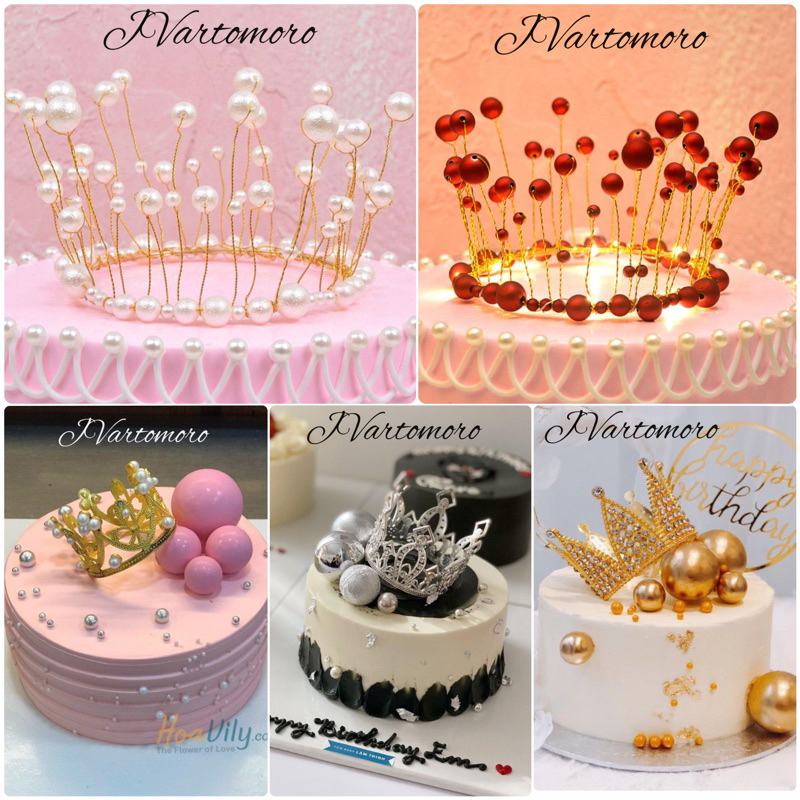 Jual TOPPER MAHKOTA Pearl Crown Mutiara | Shopee Indonesia
