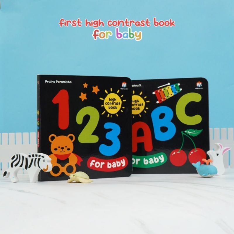 Jual ABC 123 For Baby High Contrast Book Buku Kontras Bayi 0 ...