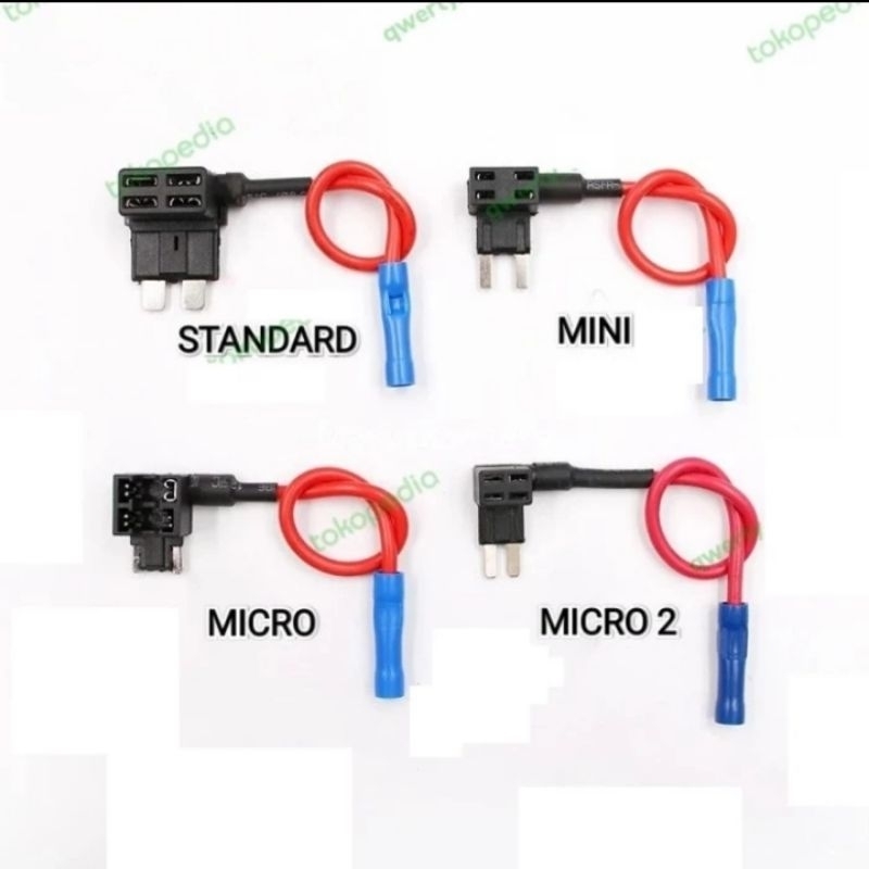 Jual SGA | Fuse Tap Sekring Jumper Kabel Positif Via Fuse Box Mobil ...