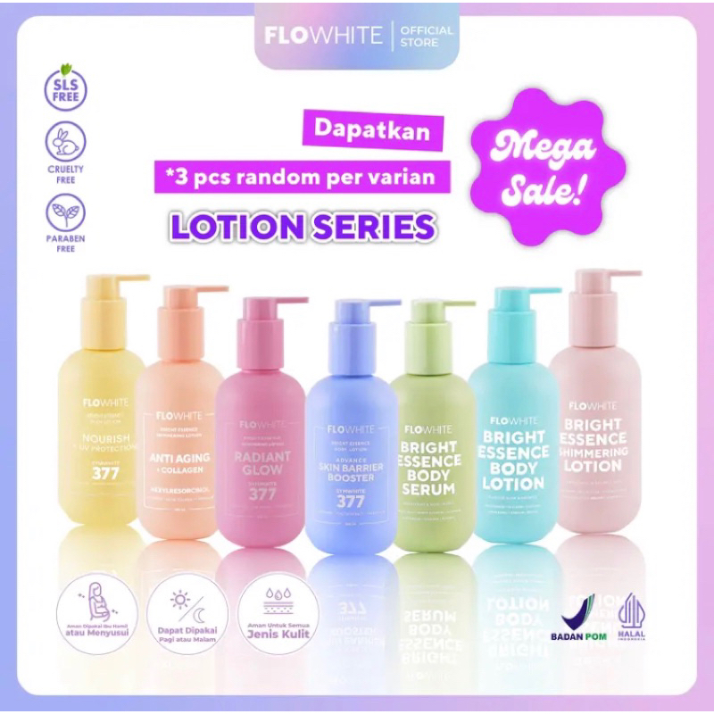Jual Flowhite Beauty Bright Essence Body Lotion / Shimmering Lotion ...