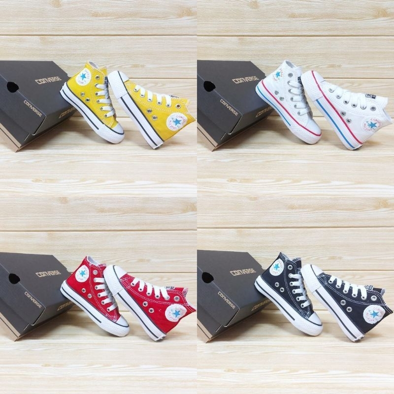 Jual Sspatu Converse Anak Tinggi Boot Sepatu Sneaker Anak Laki Laki ...
