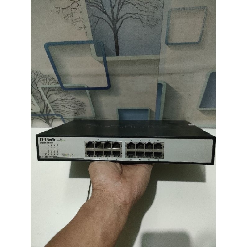 Jual D link 16 Port DGS-1016D 10/100/1000Mbps Gigabit Switch | Shopee ...
