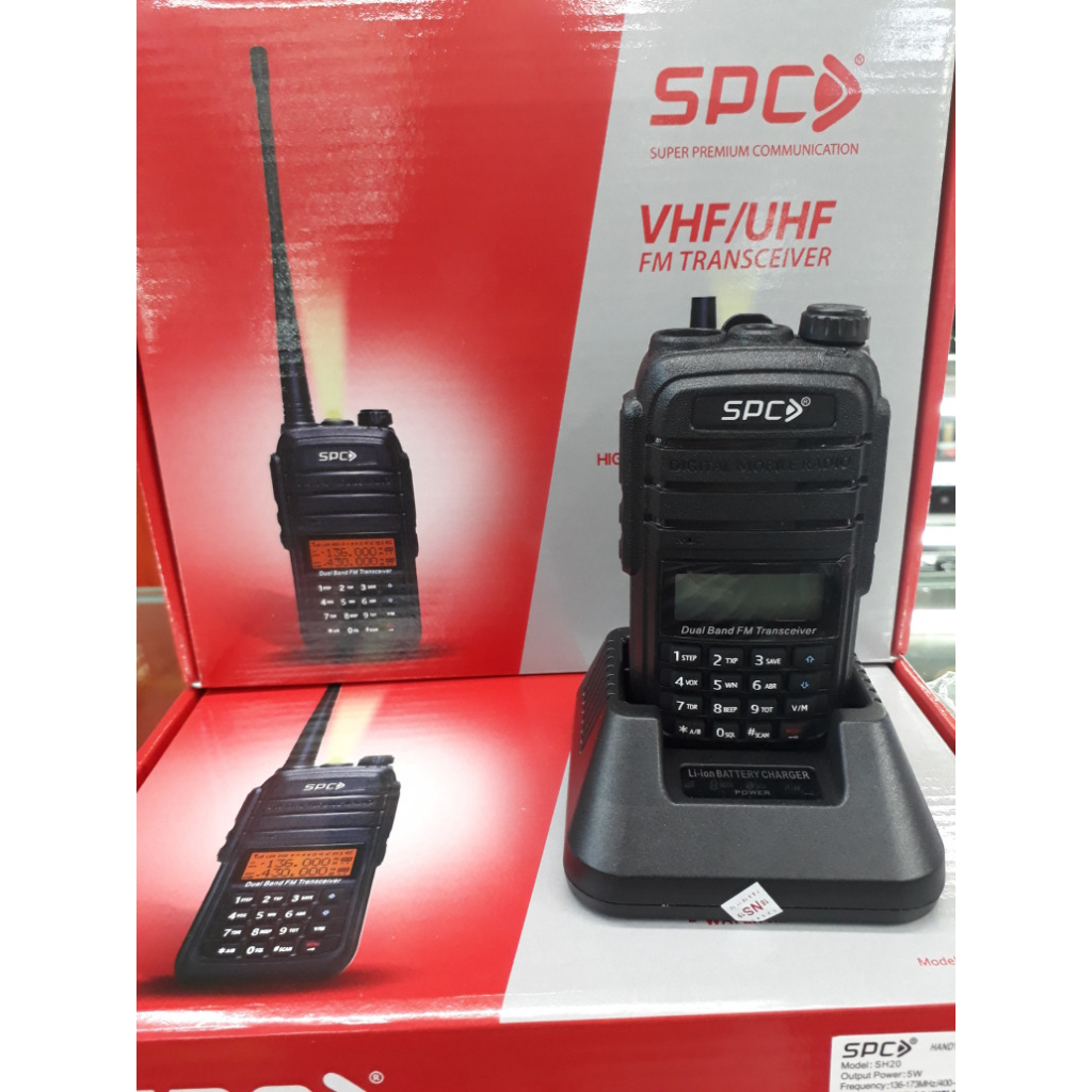 Jual HT Handy Talky SPC SH-20 UHF Dual Band | HT Digital Ada Layar Atur Frekuensi | Walki Talki ...