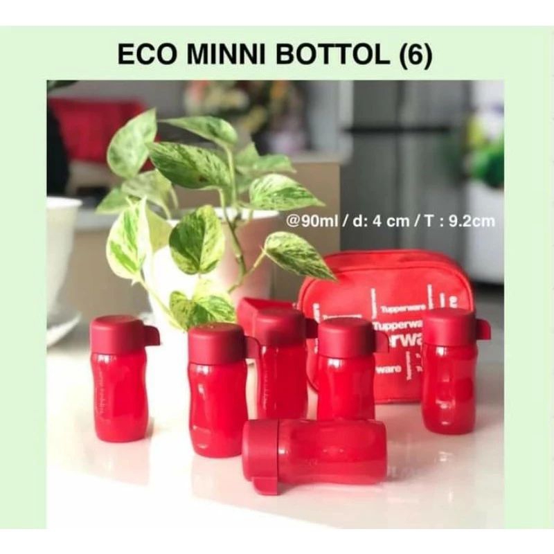 Jual eco bottle mini 90 ml tupperware / eco botol mini tupperware / eco ...