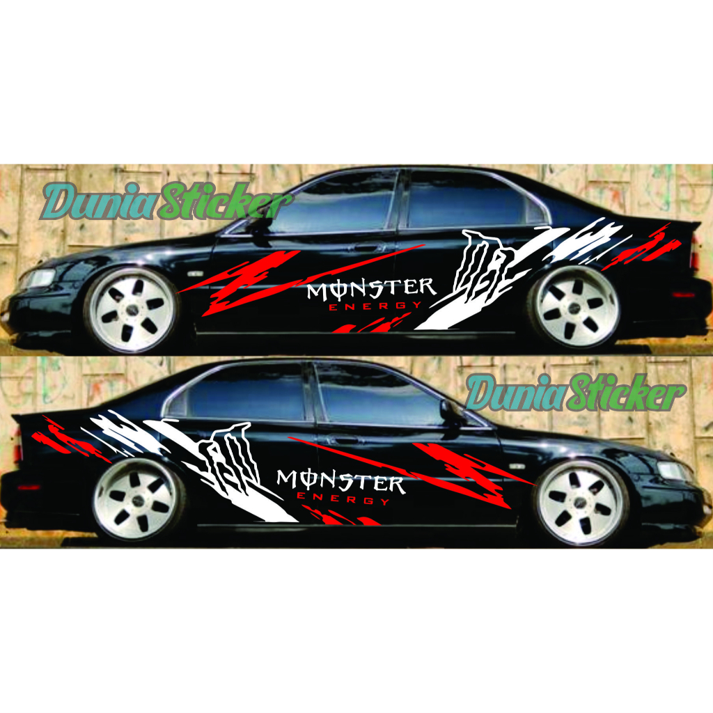 Jual Stiker Cutting Variasi Bodi Samping Sedan Vios Accord Cielo City ...