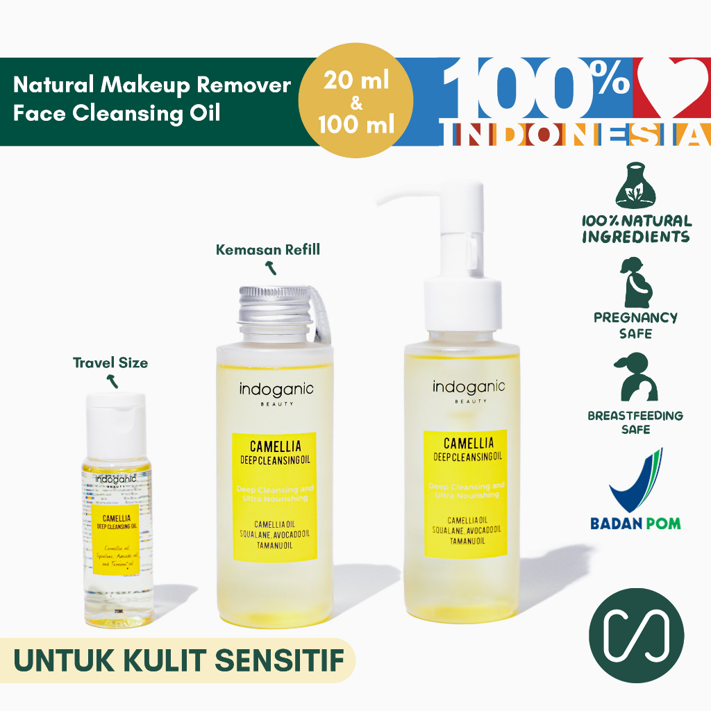 Jual Indoganic Beauty Camellia Deep Cleansing Oil 100 ml - Make Up ...