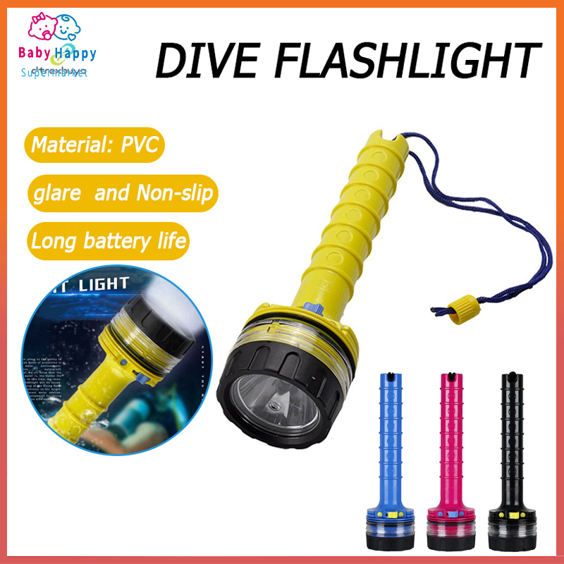 Jual Senter Selam scuba underwater Waterproof Led Diver Light Spearfishing Lampu Selam Led ...