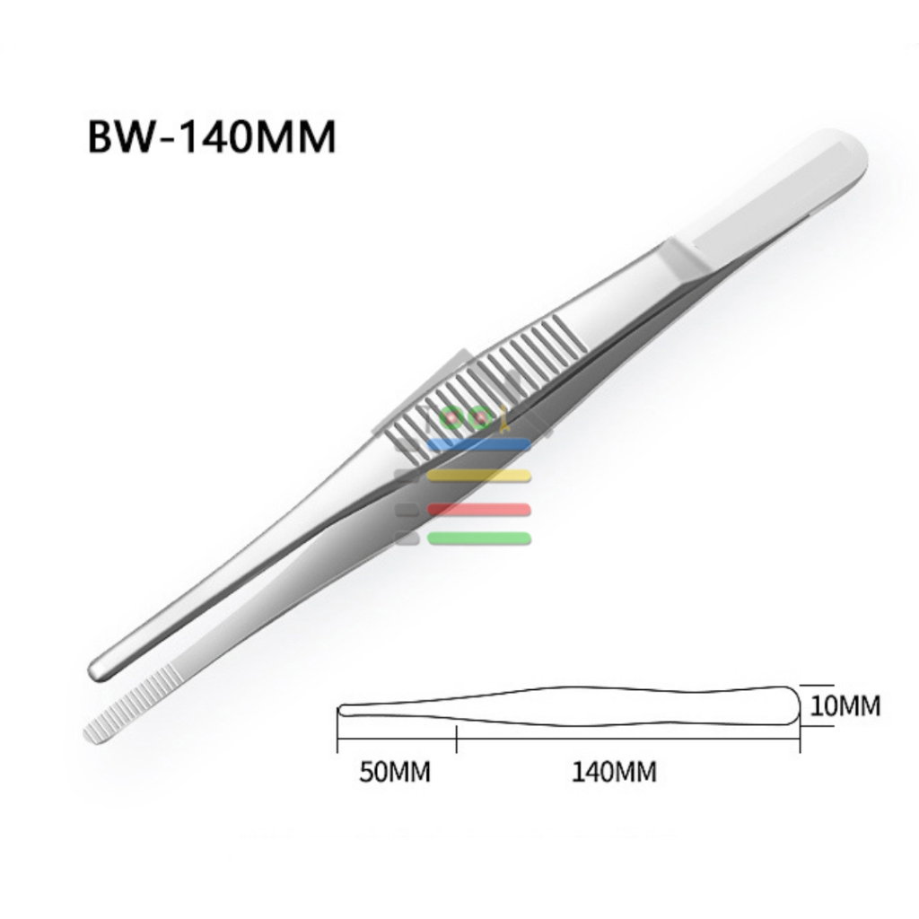 Jual PINSET STAINLESS ANTI KARAT 14 16 18 20 CM LURUS DAN BENGKOK ...