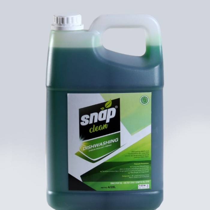 Jual Sabun Cairan Pencuci Piring, Dishwashing SNAP CLEAN, 4liter ...