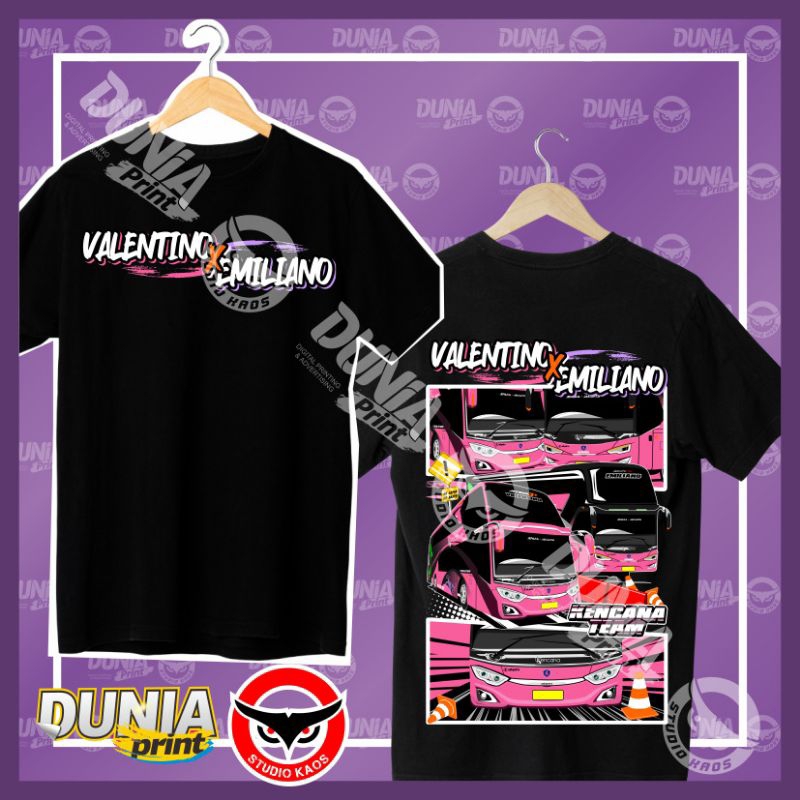Jual (free sticker + ganci)KAOS BUS KENCANA JETBUS 5 DOUBLE DECKER ...