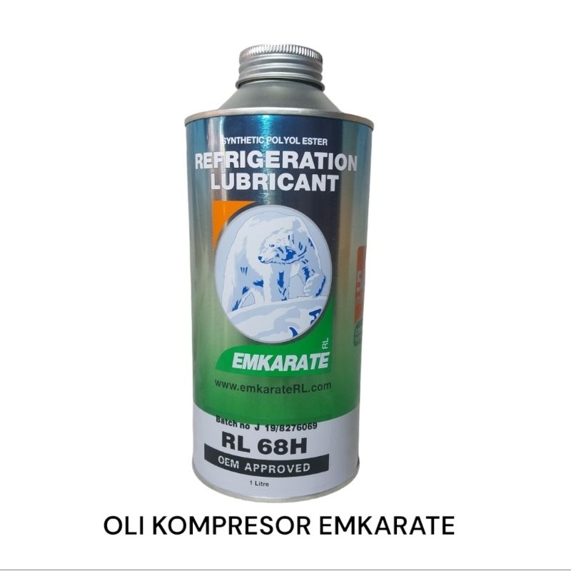 Jual OLI KOMPRESOR AC MOBIL EMKARATE REFRIGERANT LUBRICANT COMPRESSOR ...