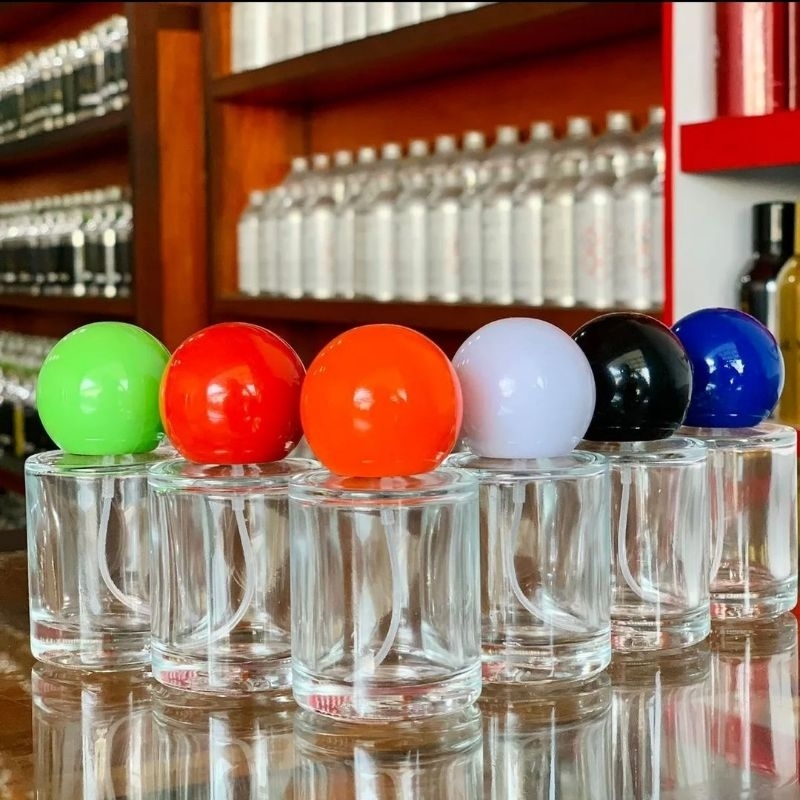 Jual [ PER LUSIN ] Botol Parfum Bola-Bola Warna 30ml Drat Botol Kosong ...