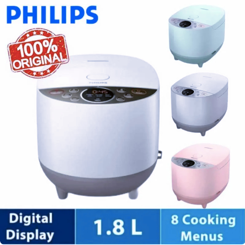Jual PHILIPS 1.8L Digital Rice Cooker HD4515/91 / hd 4515 / 4515 ...