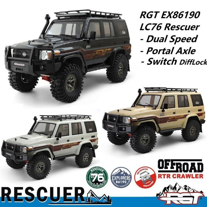 Jual RGT EX86190 Toyota Land Cruiser 76 1/10 Adventure Rock Crawler RTR ...