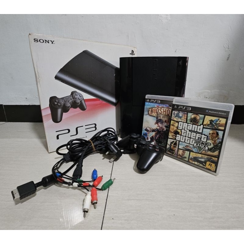 Jual PS3 Superslim HD 500GB Original Asli Sony + FREE 2 BD Games SECOND ...