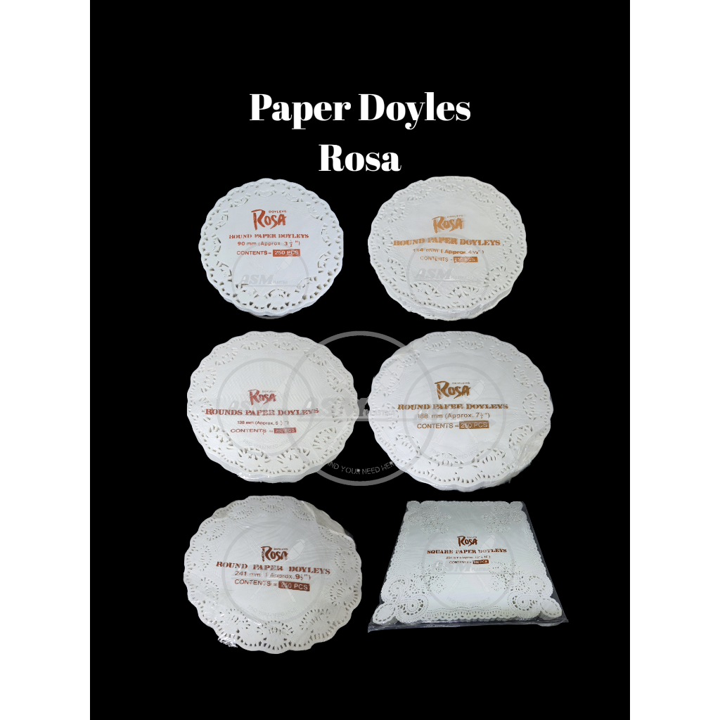 Jual PAPER DOYLES ROSA Berbagai Ukuran 1 Pack / Alas Kertas Toples ...