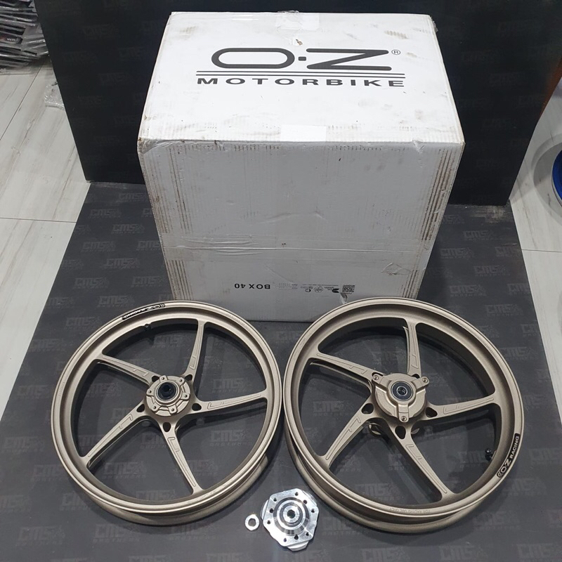 Jual Velg Velek Oz Racing Piega R Forged Rim Kawasaki 150 R RR Bronze ...