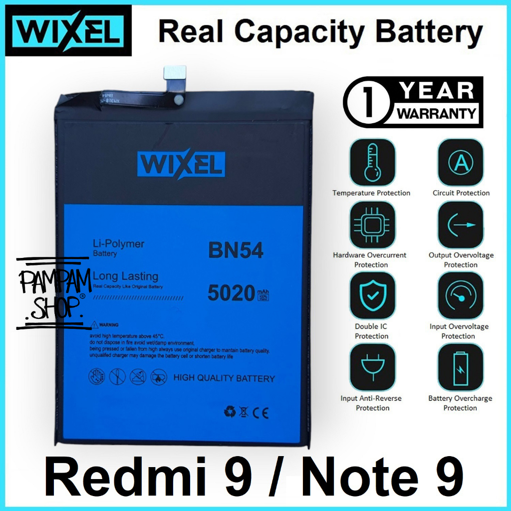 Jual WIXEL ORIGINAL Baterai XiaoMi BN54 Redmi 9 / Note 9 Batre Batrai ...