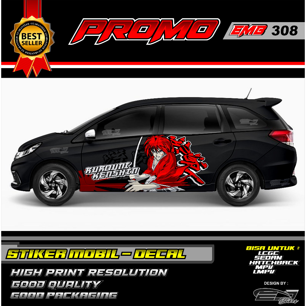 Jual DESAIN DECAL KEKINIAN TERMURAH AVANZA, XENIA, MOBILIO-STIKER DECAL ...