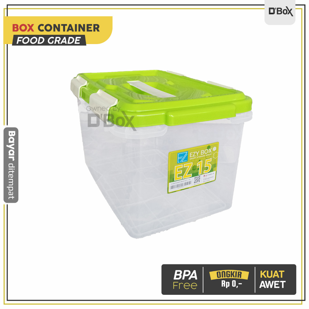 Jual [Paket Hemat] Box Kontainer Plastik Kecil 15 Liter Murah Container ...