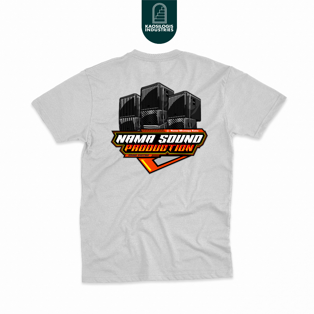 Jual Kaos Sound System Production Custom Nama dan Wa Gratis Profesional ...