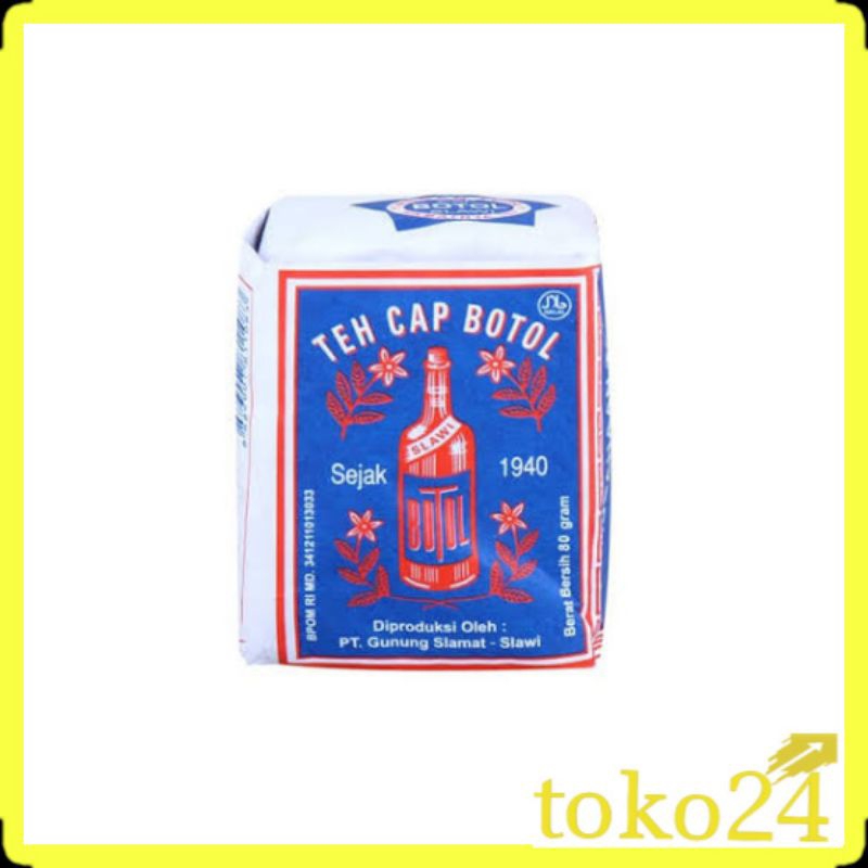 Jual Teh Cap Botol Biru 80 gr | Shopee Indonesia