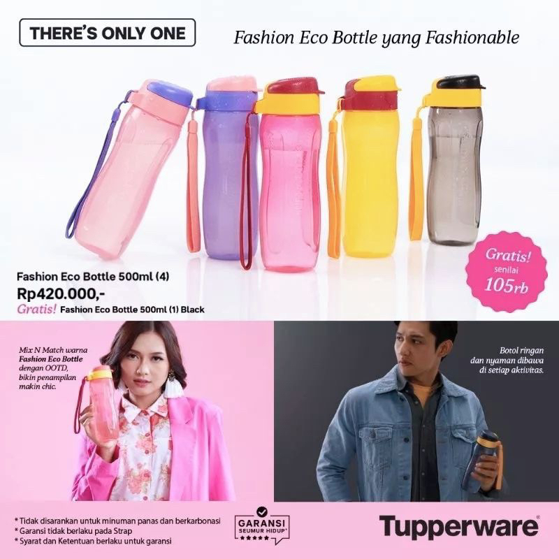 Jual 31. tumbler tupperware 500ml lemon oren | Shopee Indonesia