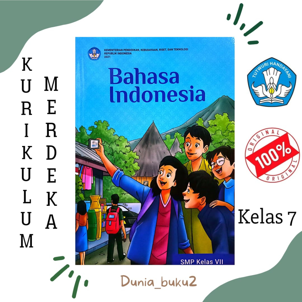 Jual BUKU SISWA BAHASA INDONESIA KURIKULUM PENGGERAK-MERDEKA KELAS 7 SMP/MTS | Shopee Indonesia
