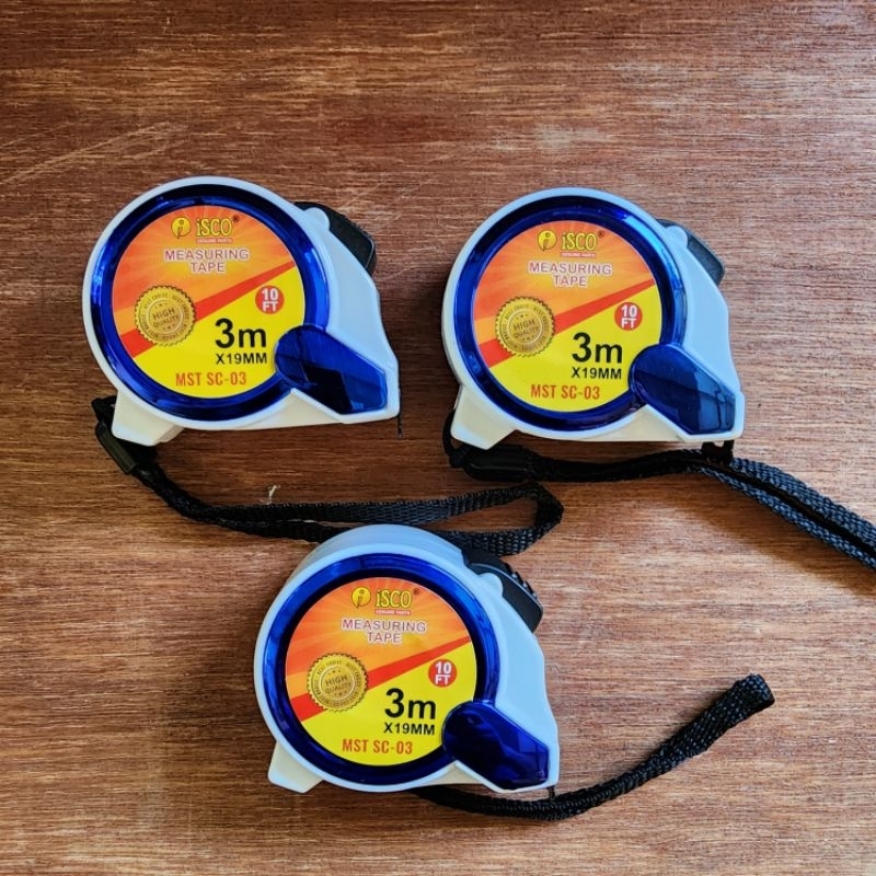 Jual Meteran Tukang ukuran 3 meter / Rol Meter 3m | Shopee Indonesia
