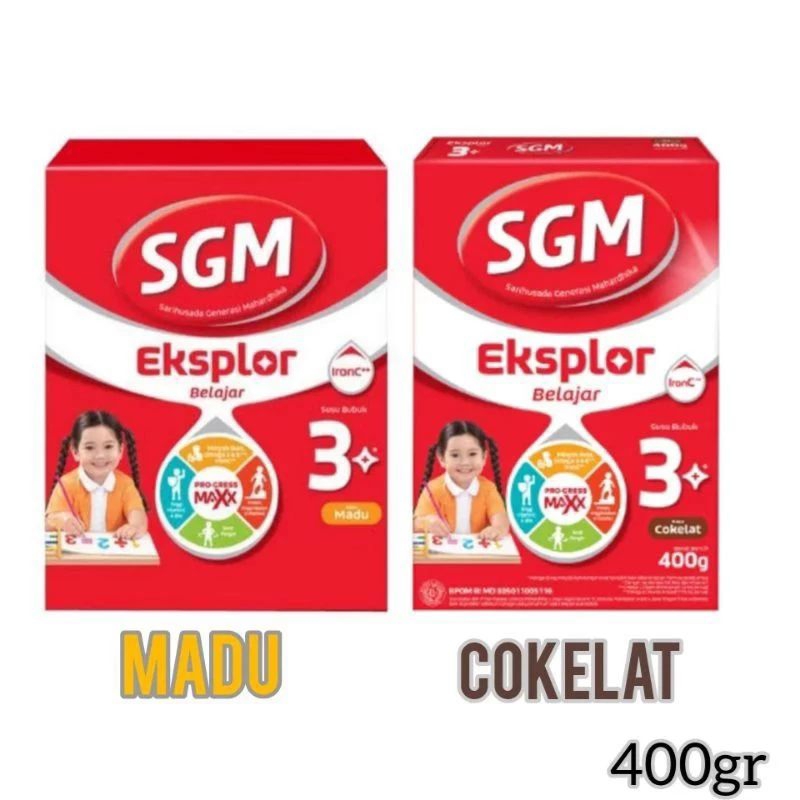 Jual SGM Eksplor 3+ Rasa Madu & Coklat - 400 gr | Shopee Indonesia
