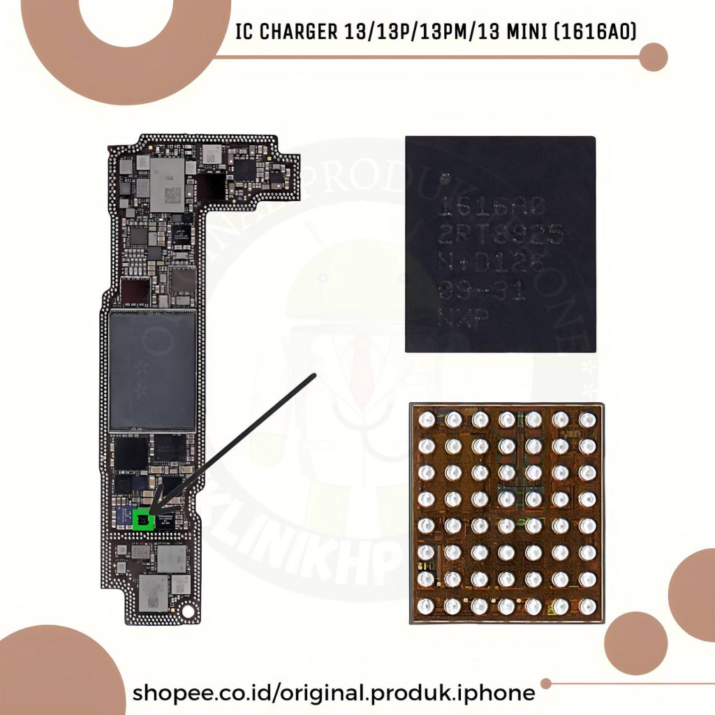Jual IC CHARGER CAS CHARGING KODE (1616A0) 13/13 PRO/13 PRO MAX/13 MINI NEW ORIGINAL | Shopee ...