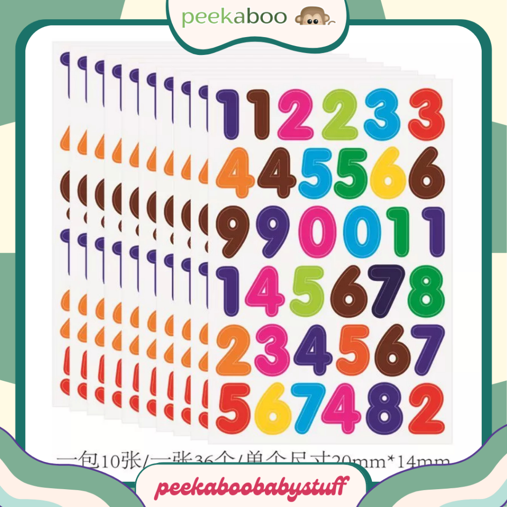 Jual STICKER REWARDS ANAK - ANGKA || STICKER REWARD ANAK || STIKER LUCU ...