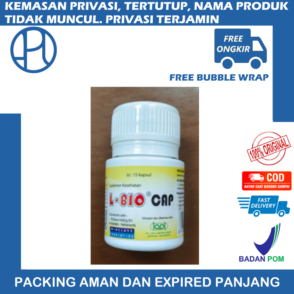 Jual L-BIO BOTOL 15 KAPSUL L BIO LBIO | Shopee Indonesia