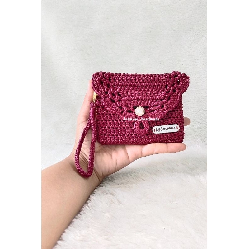 Jual Dompet rajut/Dompet kartu/dompet cantik/dompet handmade/dompet ...