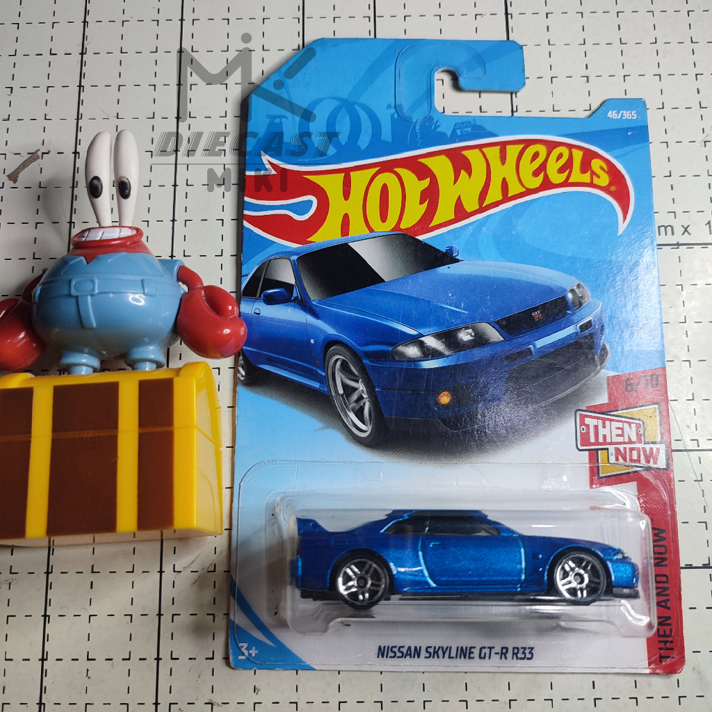 Jual HOT WHEELS NISSAN SKYLINE GT-R R33 BIRU | Shopee Indonesia
