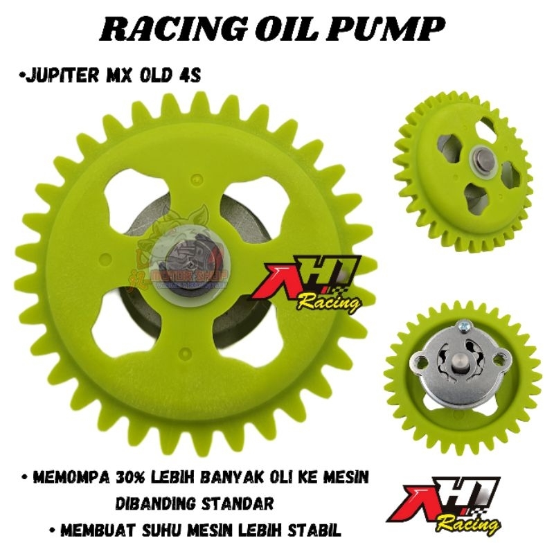 Jual POMPA OLI RACING OIL PUMP HI FLOW AH1 JUPITER MX 135 4S 5S ...