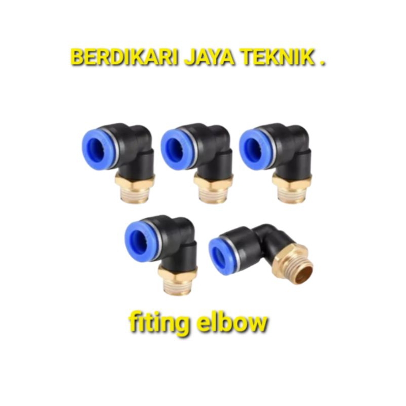 Jual fiting elbow drat 3/8 × 8 mm selang penumatic fiting MPL | Shopee ...