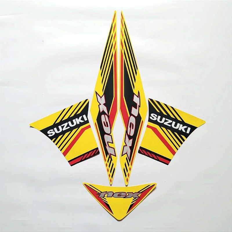 Jual Stiker Striping Motor SUZUKI NEX 2014 KUNING Sticker Lis Body ...