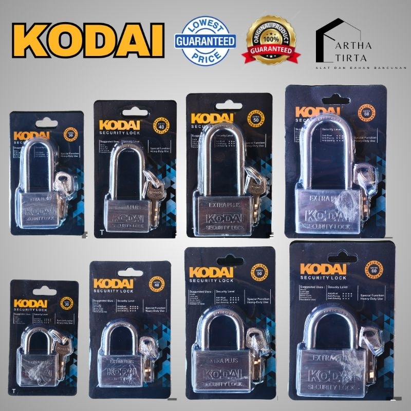 Jual Gembok Pagar Kotak Kodai Panjang Pendek / Security Lock Pager Anti ...