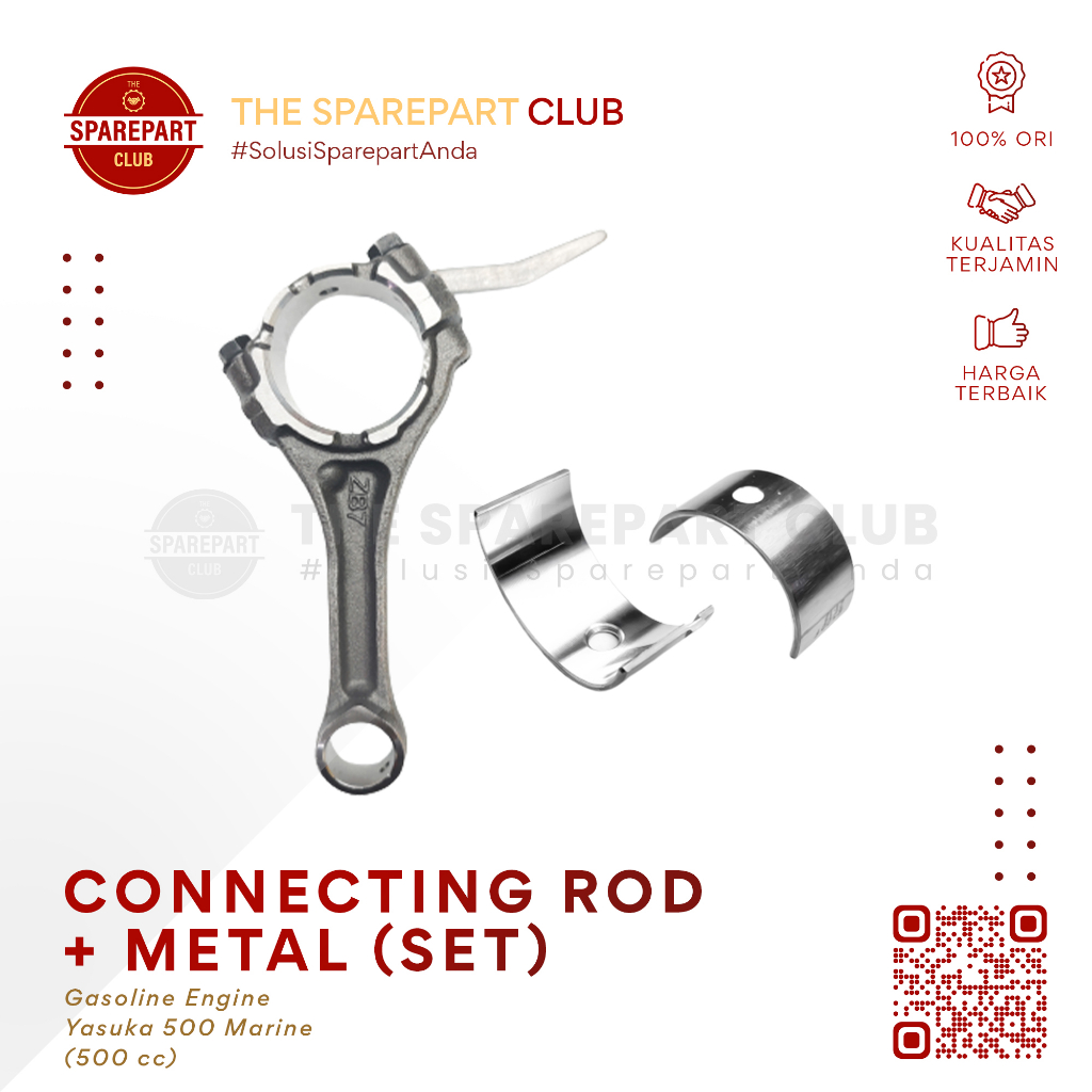 Jual Stang Seher Baja Metal Jalan Set Engine Yasuka GX 500 Excellent ...