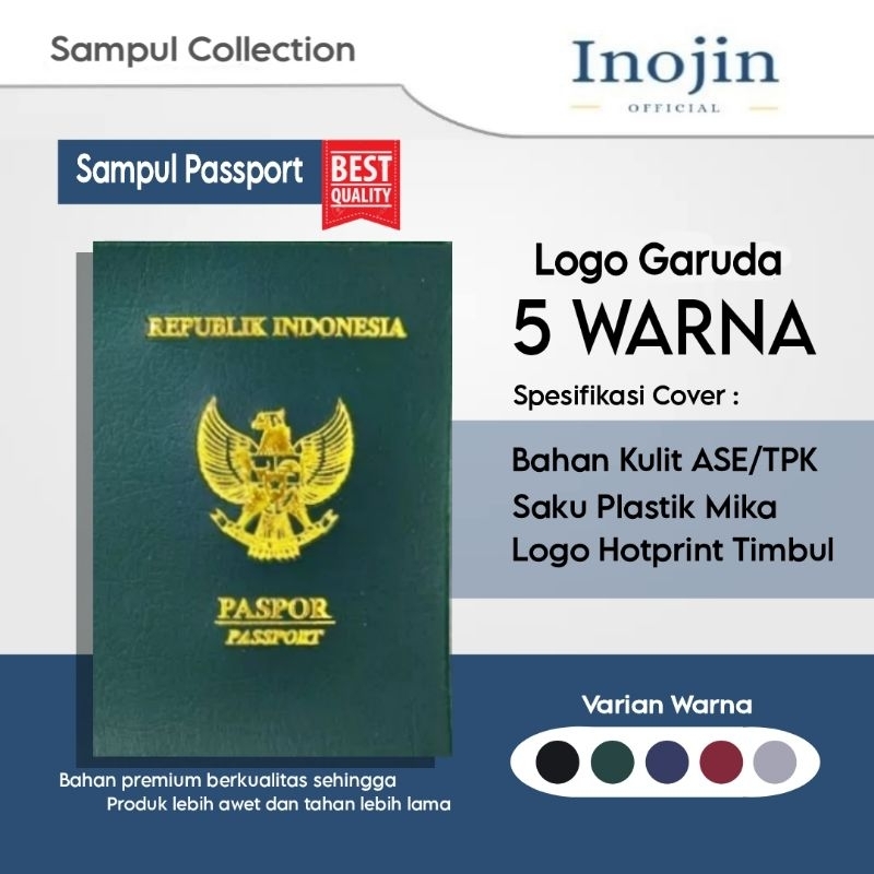 Jual Sampul Paspor Soft Cover Premium Case Pelindung Pasport Kulit ...