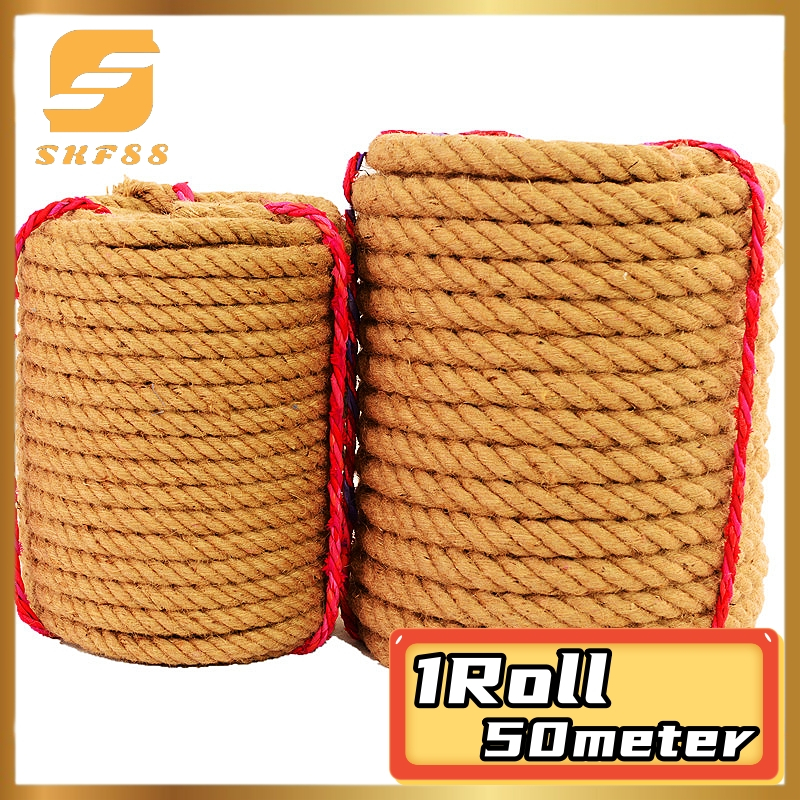 Jual Tali Tambang 28mm 1roll 50meter Kuat Tahan Lama Tali Goni