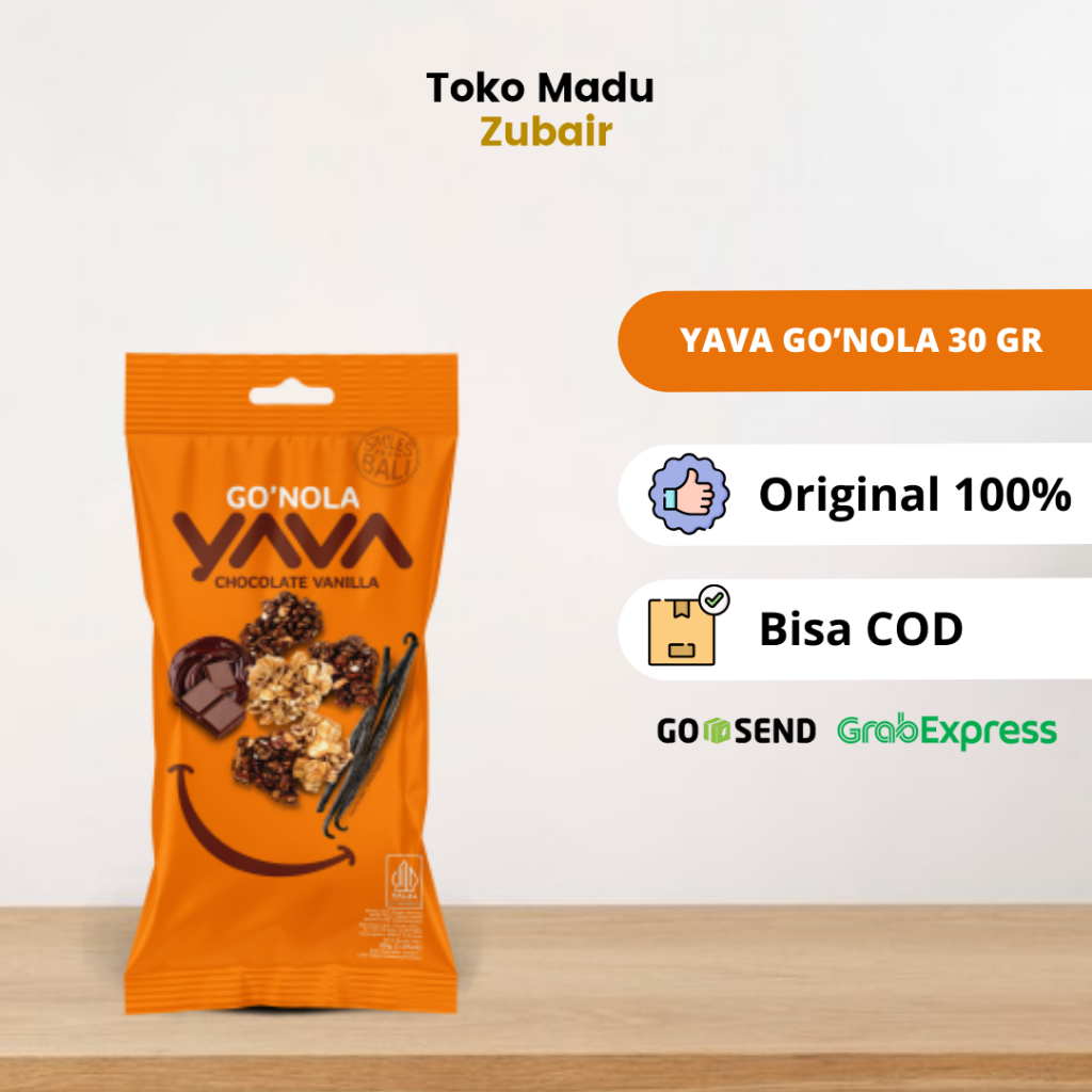 Jual Yava Go'nola Chocolate Vanilla 30 Gram - Granola Snack | Shopee ...