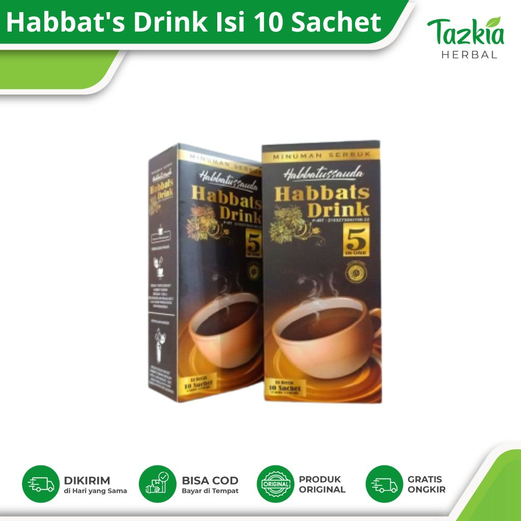 Jual Habbat's Drink Minuman Serbuk Habbatussauda 5in1 Kemasan Isi 10 ...