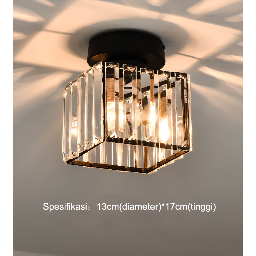 Jual Lampu Gantung Lampu Plafon Gantung Kristal Minimalis Lampu kristal ...