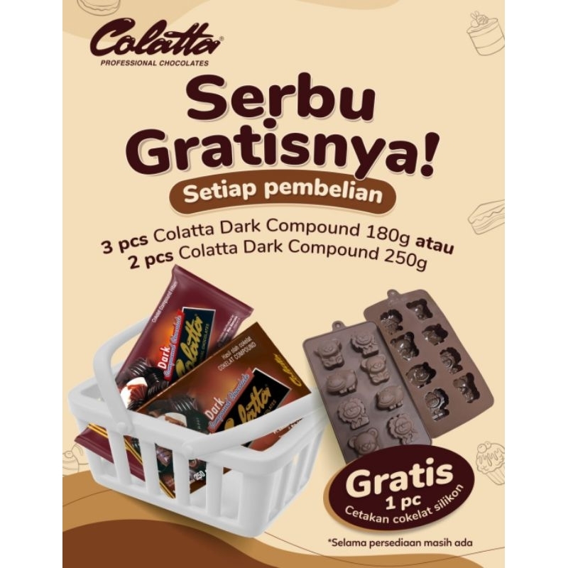 Jual COLATTA COMPOUND 250 GR - Chocolate Choco Strawberry Stroberi ...