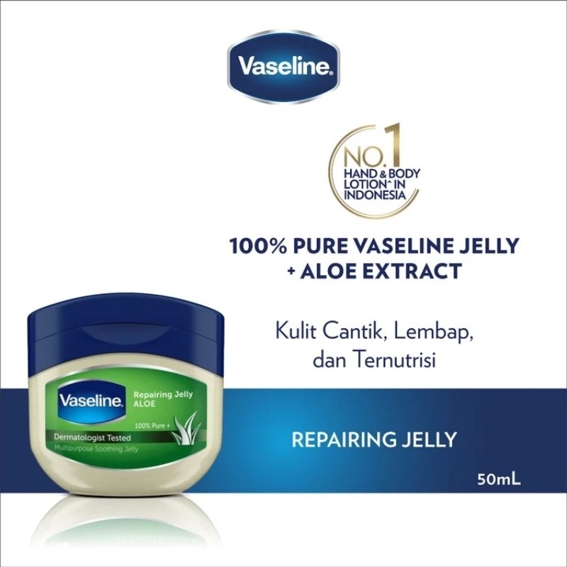 Jual Vaseline Repairing Jelly Aloe 50ml | Shopee Indonesia