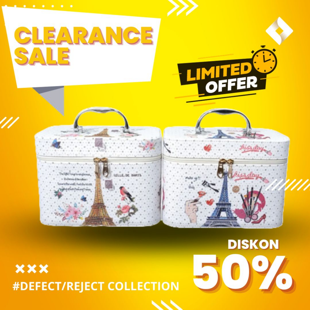 Jual 𝗕𝗔𝗚𝗖𝗥𝗨𝗜𝗦𝗘𝗥𝗔𝗖𝗖 CLEARANCE SALE Box Cosmetic collection, box besar ...