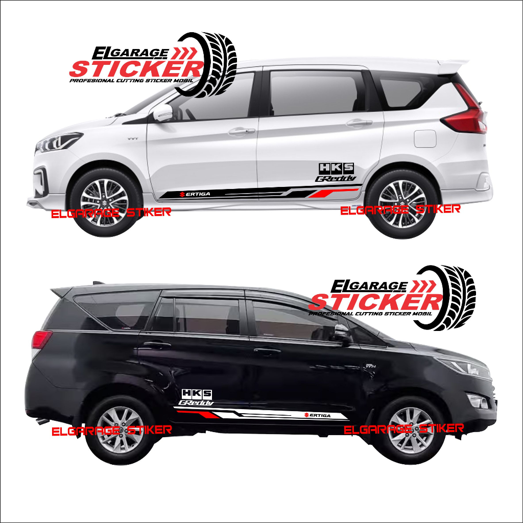Jual stiker mobil ertiga cutting stiker list body samping mobil suzuki ...